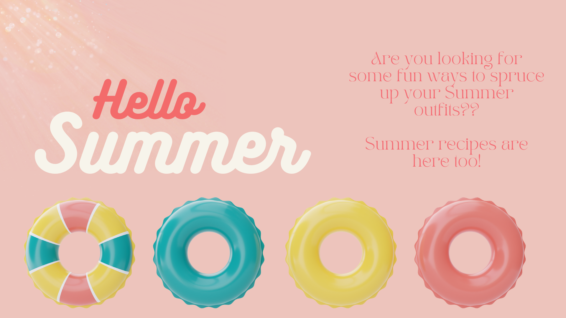 It's Summertime! Let's Have some fun! – Lucy Doo