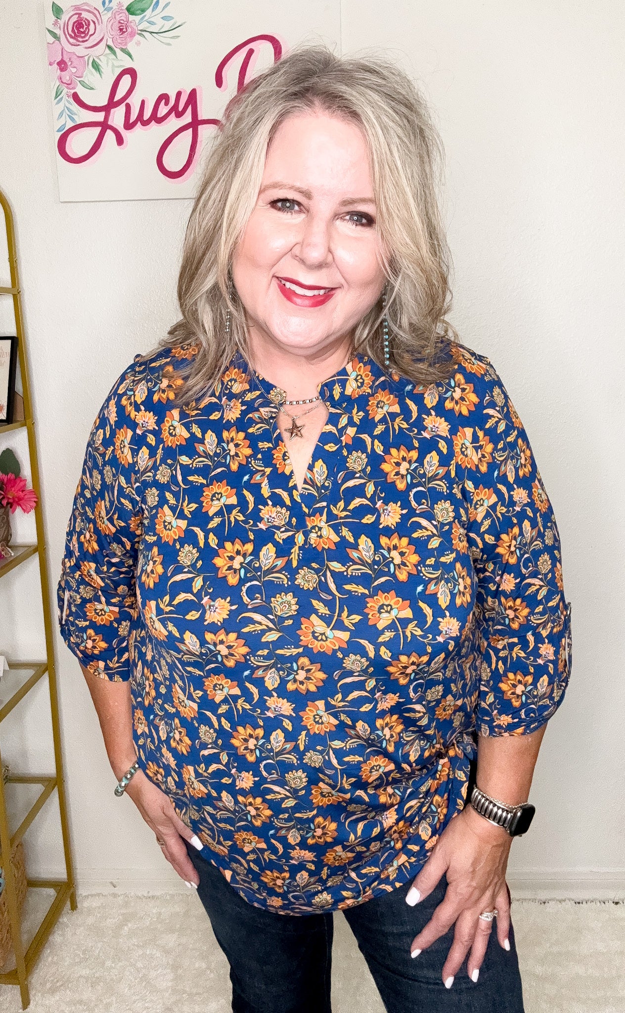 Golden Bloom Lizzy Top – Lucy Doo